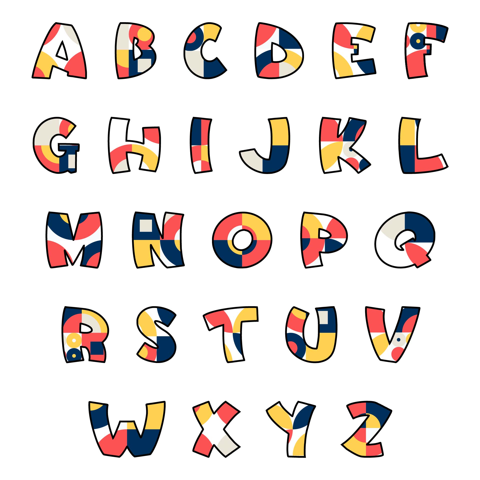 7 Best Images Of Free Printable Alphabet Applique Patterns Free
