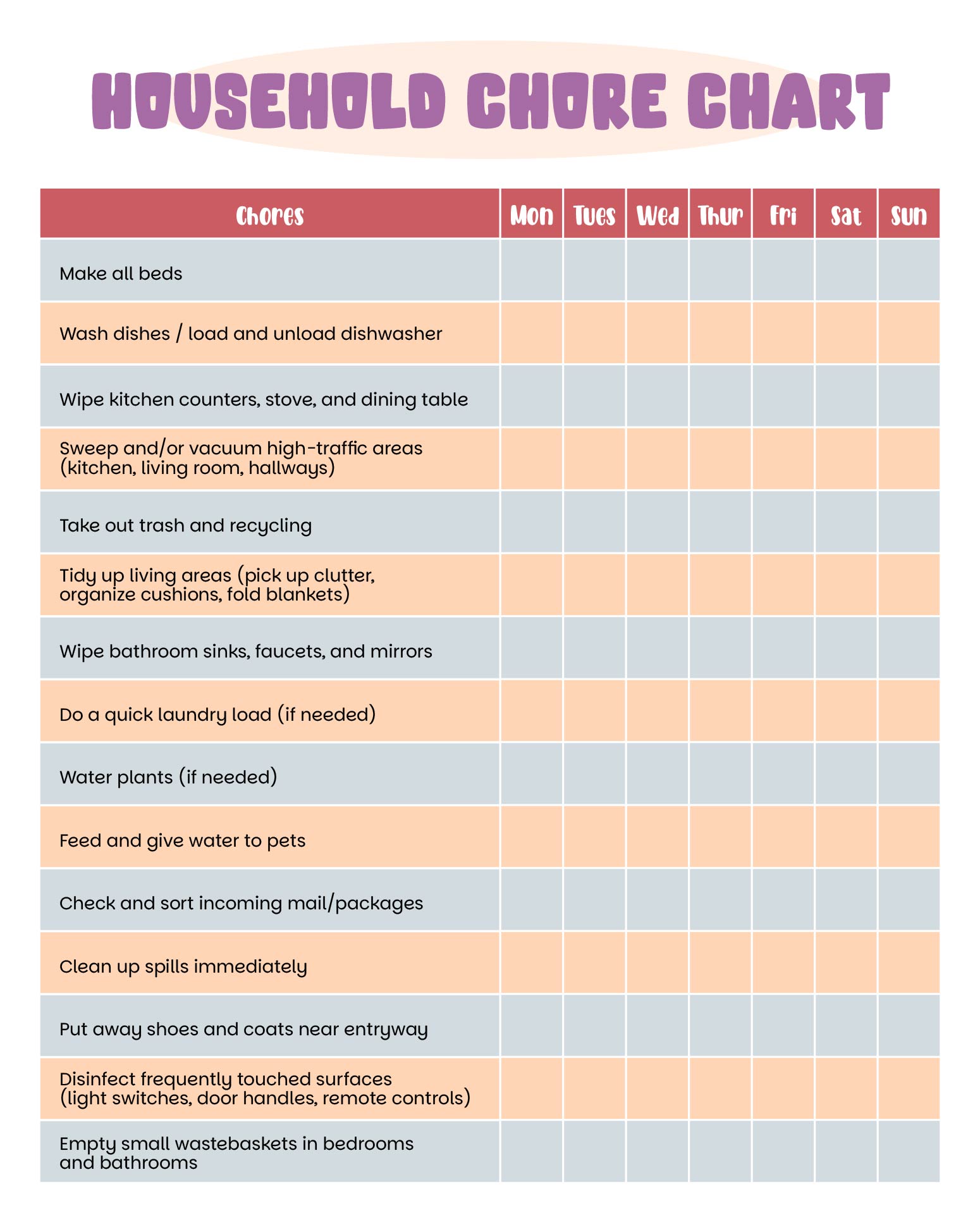 Calendars Planners Paper Chores Png Kids Chore Chart Png Chore Chart 
