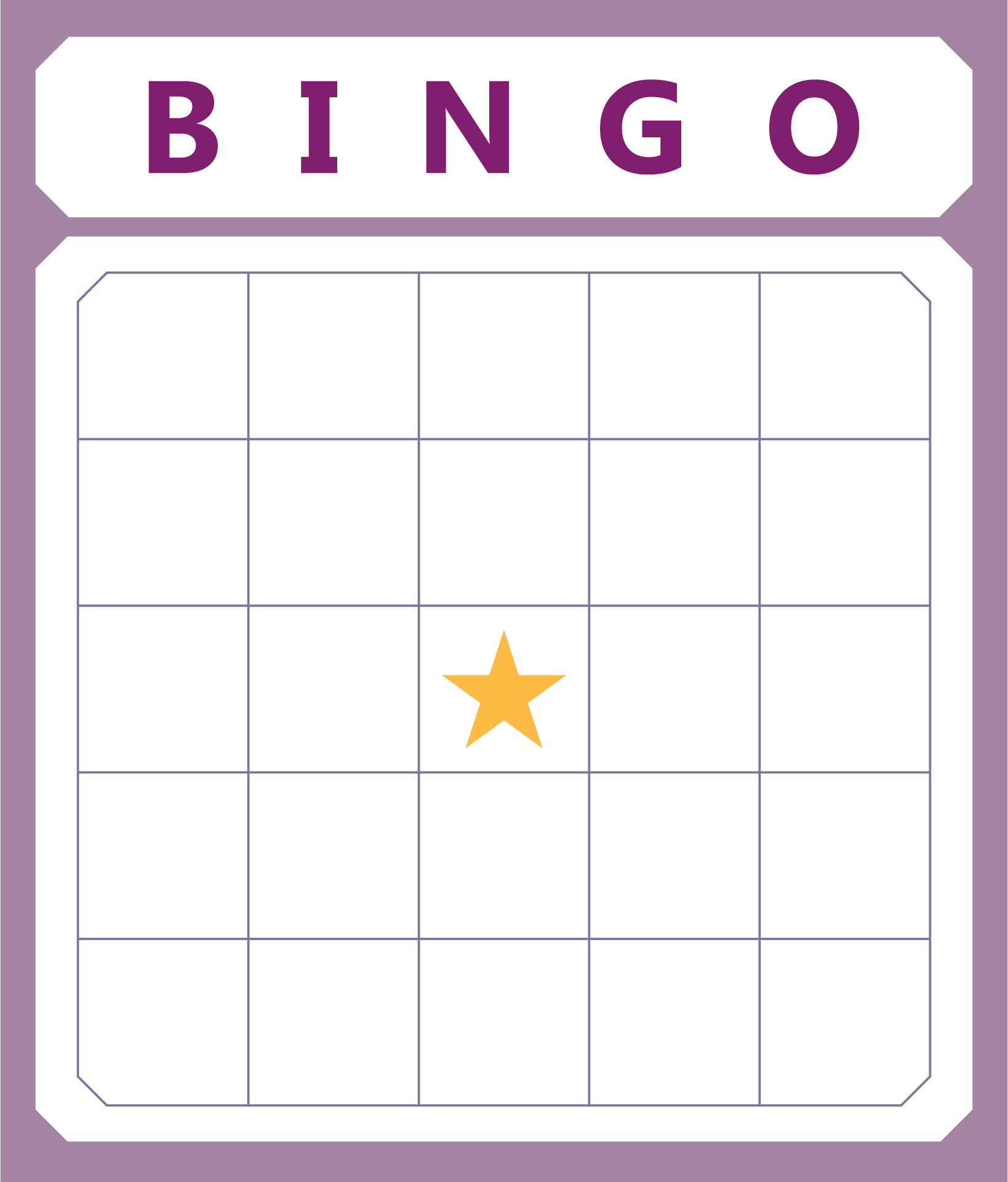 49 Printable Bingo Card Templates Bingo Card Template Bingo Cards 