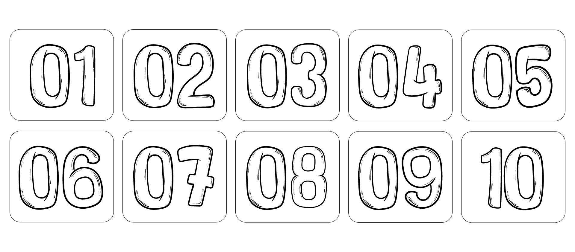 5 Best Printables Of Bubble Number 10 PDF For Free At Printablee