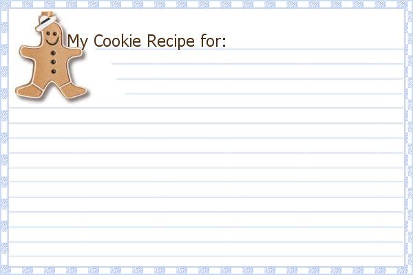 7 Best Christmas Cookie Printable Recipe Cards PDF For Free At Printablee