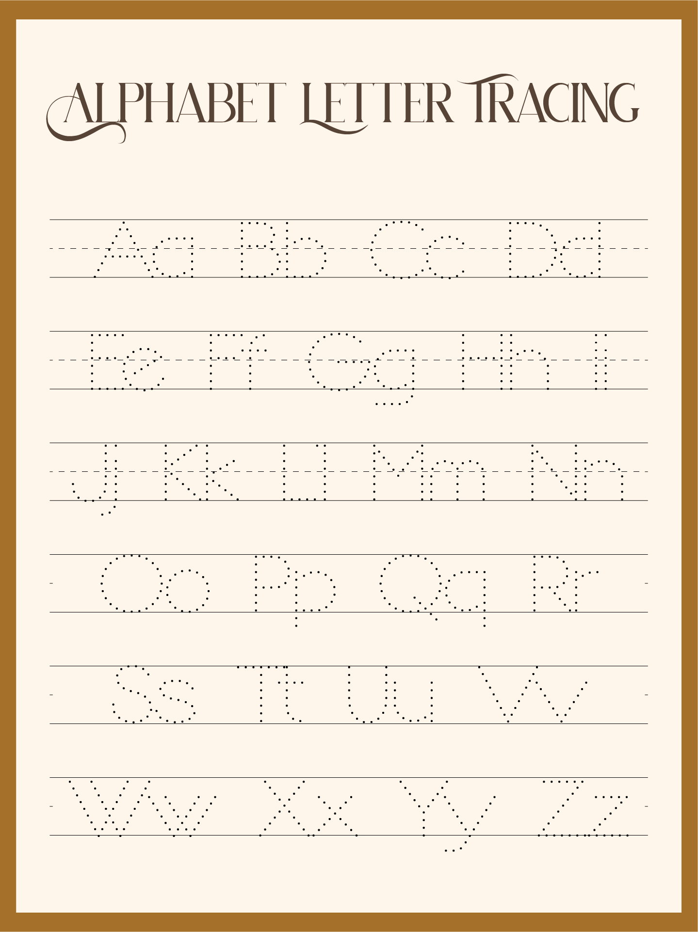 10 Best Free Printable Tracing Letters Printablee 10 Best Free Printable Tracing Letters Printablee