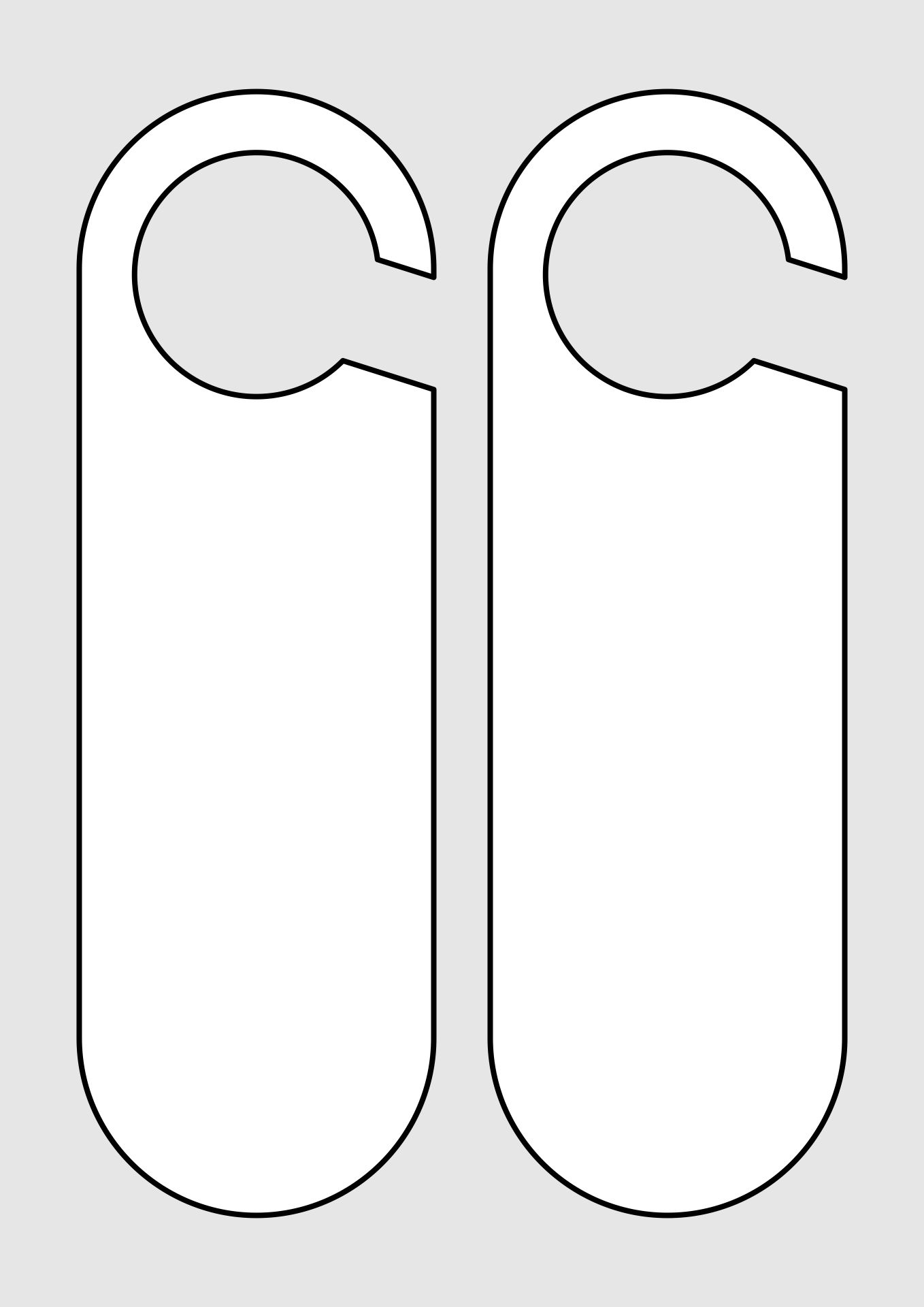 Car Hang Tag Template Word