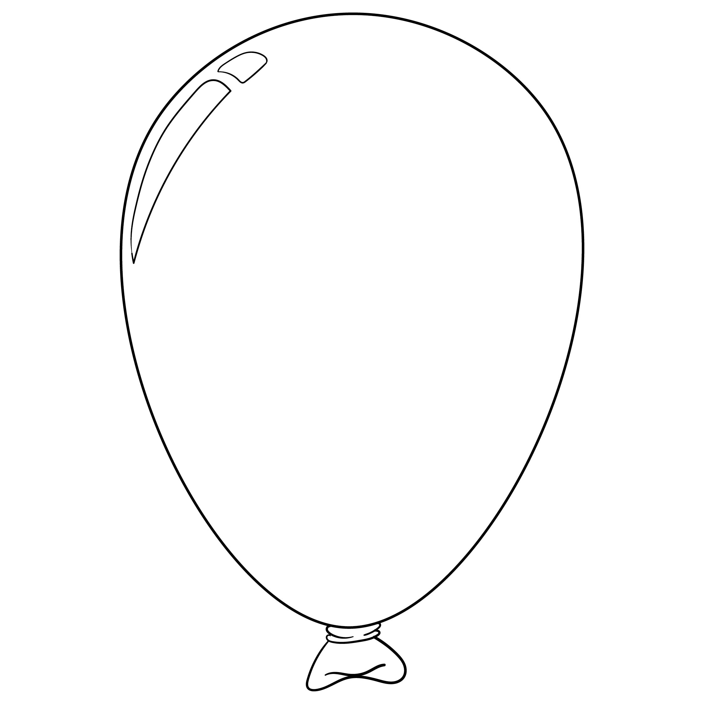 Printable Balloons Template Printable Templates Free