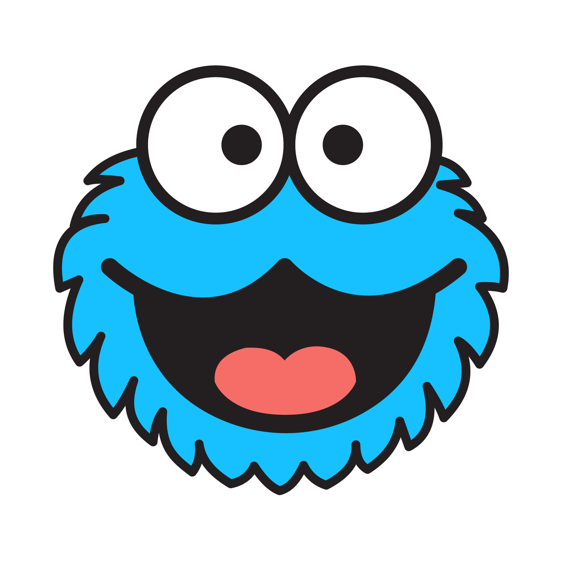 Cookie Monster Printable Face Printable World Holiday