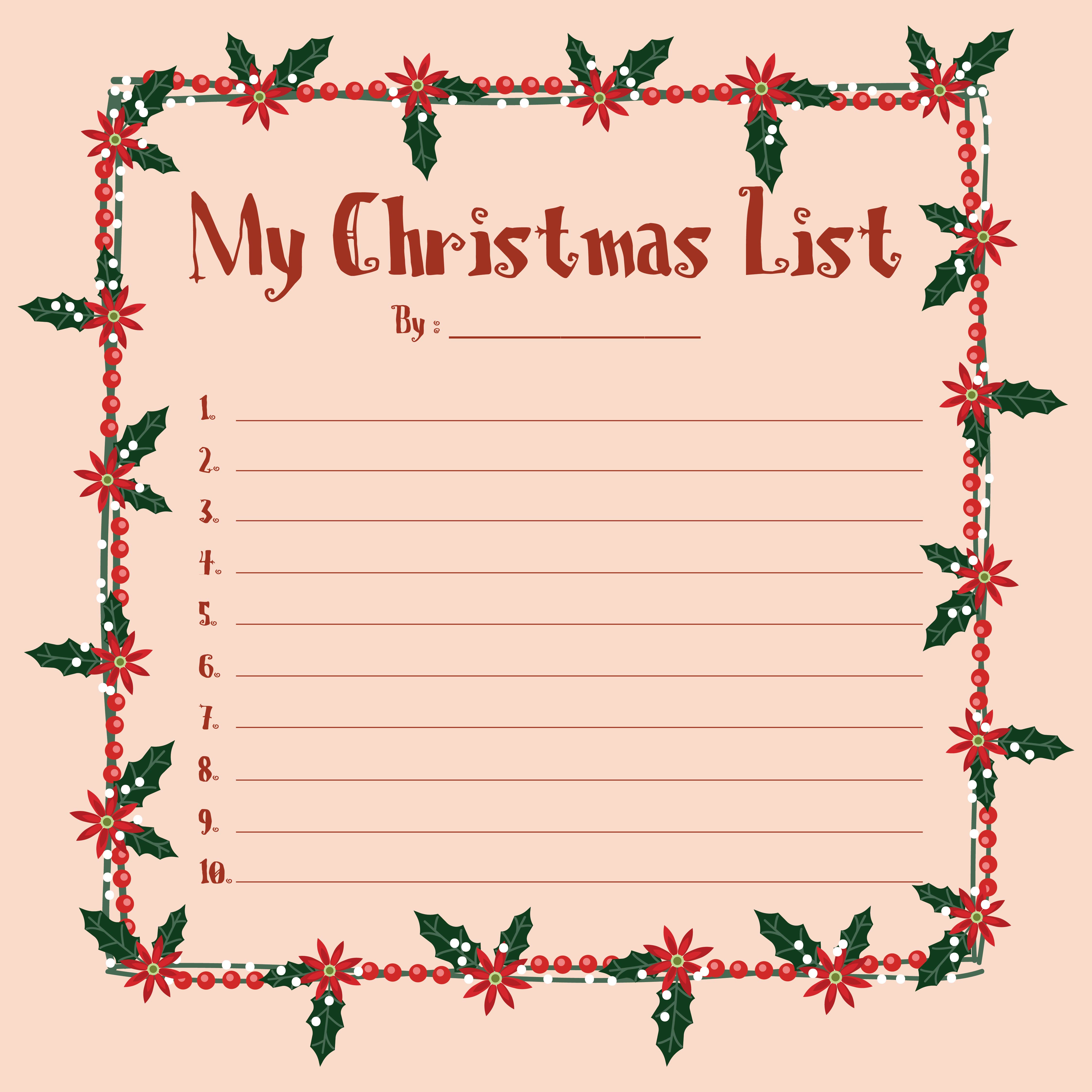 Best Printable List Printablee