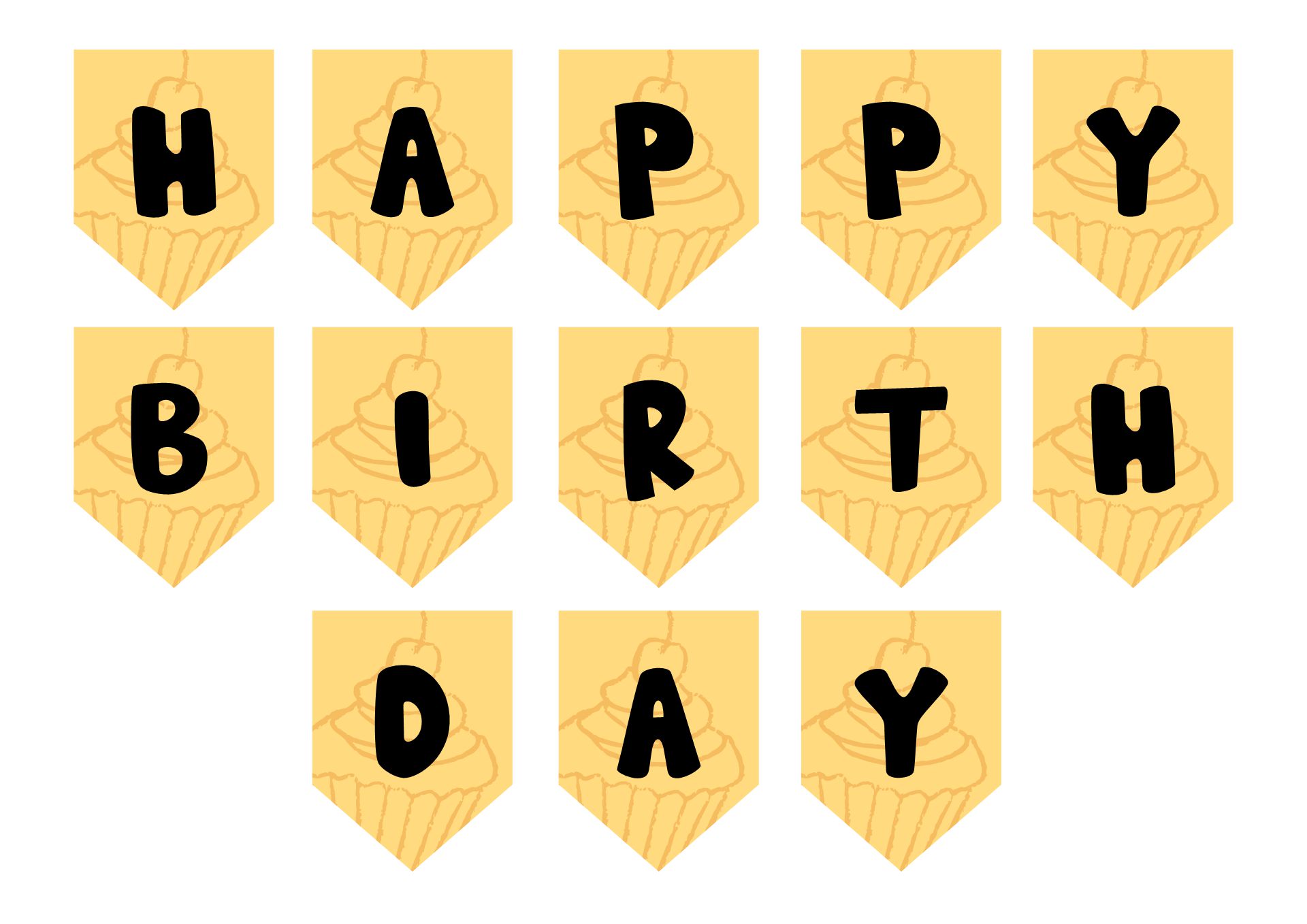 Free Happy Birthday Banner Templates Download