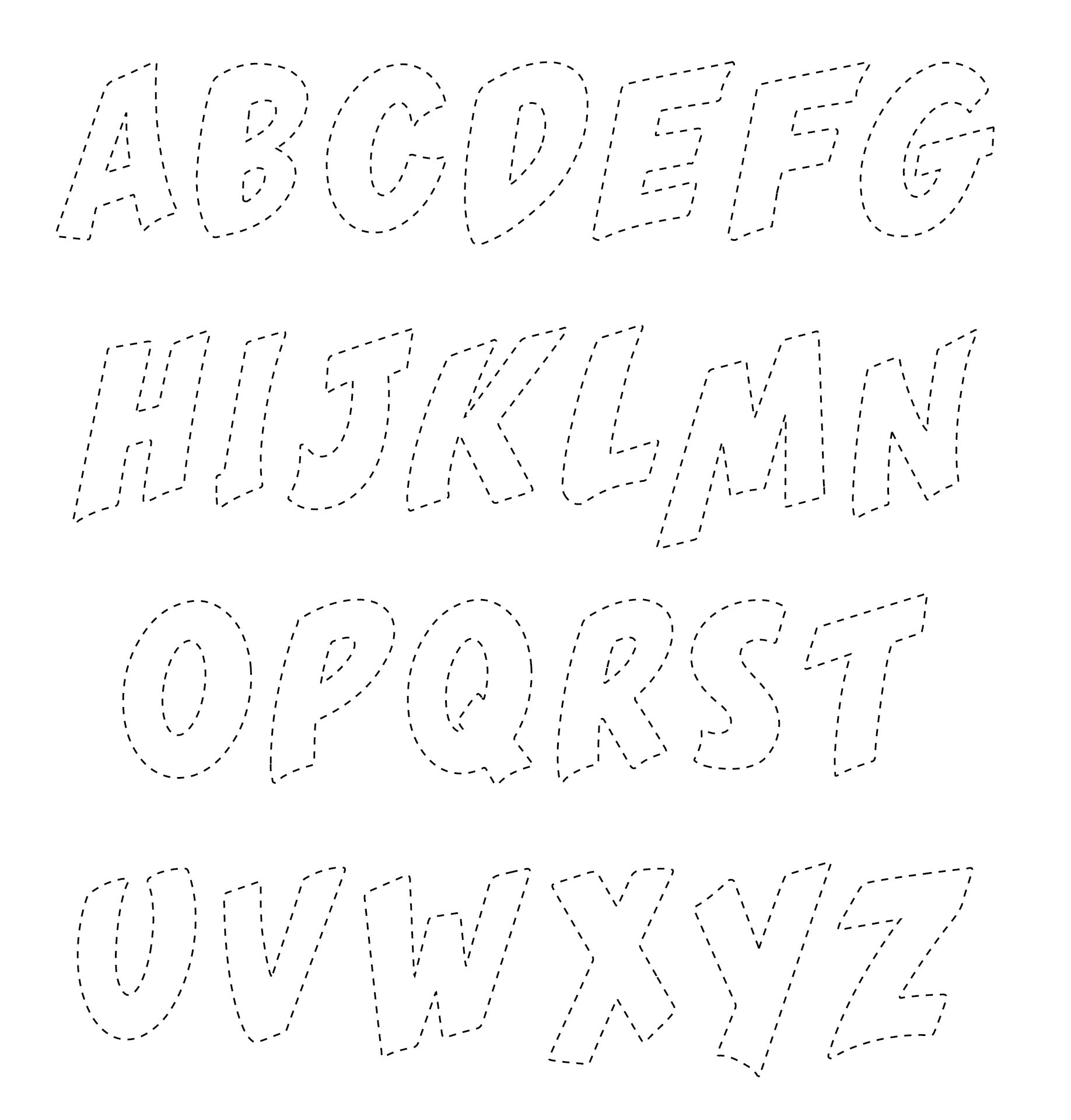 20 Best Free Printable Tracing Alphabet Letters For Free At Printablee