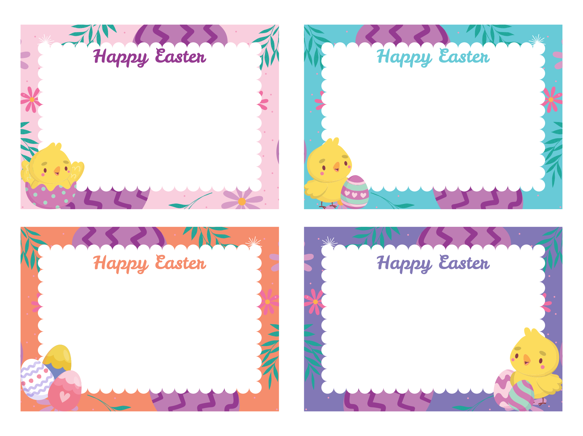 Easter Name Tags 8 Free PDF Printables Printablee