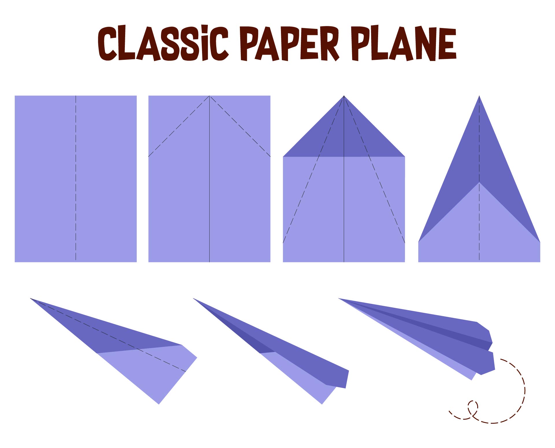 14 Best Printable Paper Airplane Templates Printablee