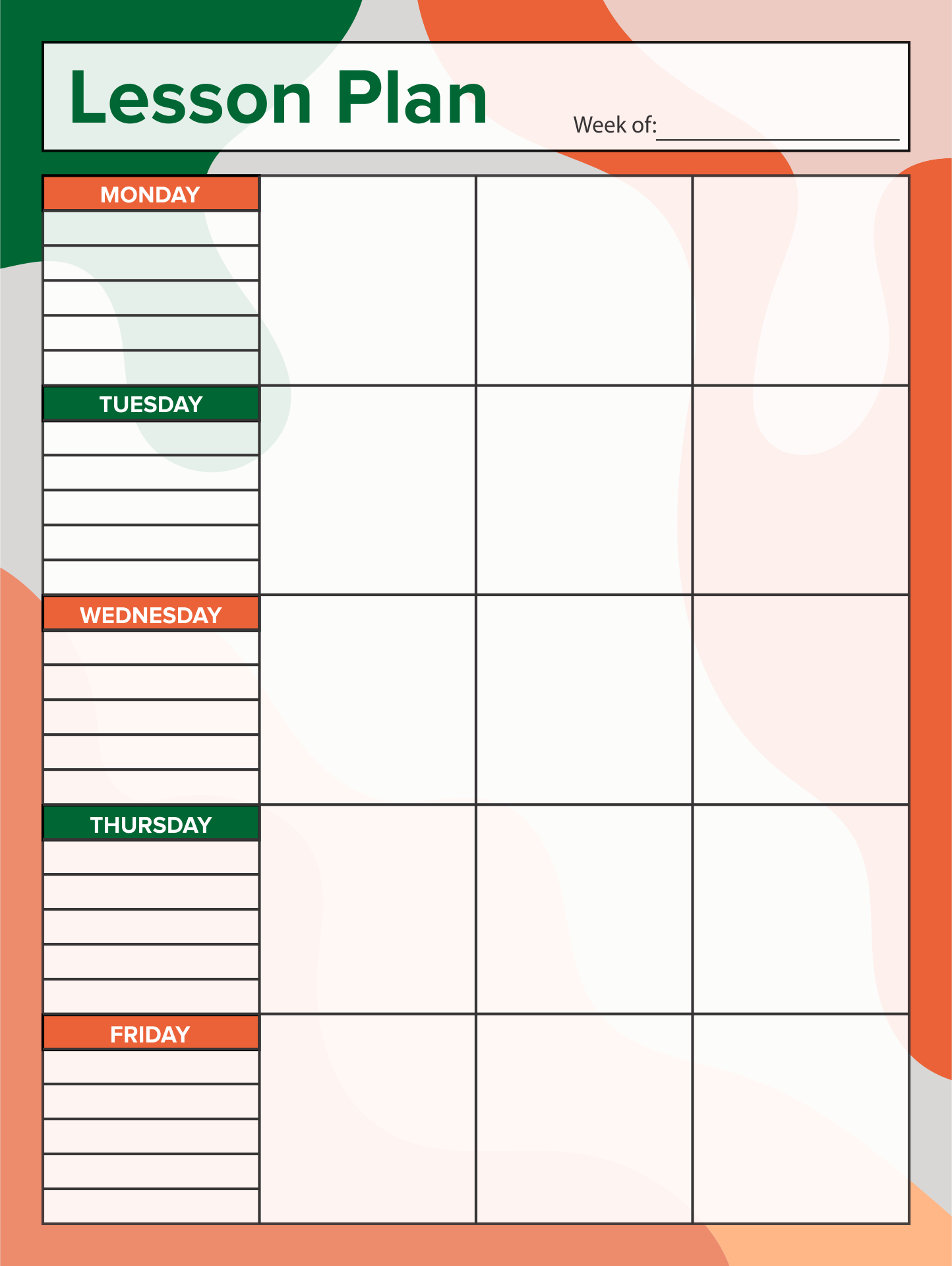 Lesson Plan Template For Summer Camp Summer Twinkl Lupon gov ph