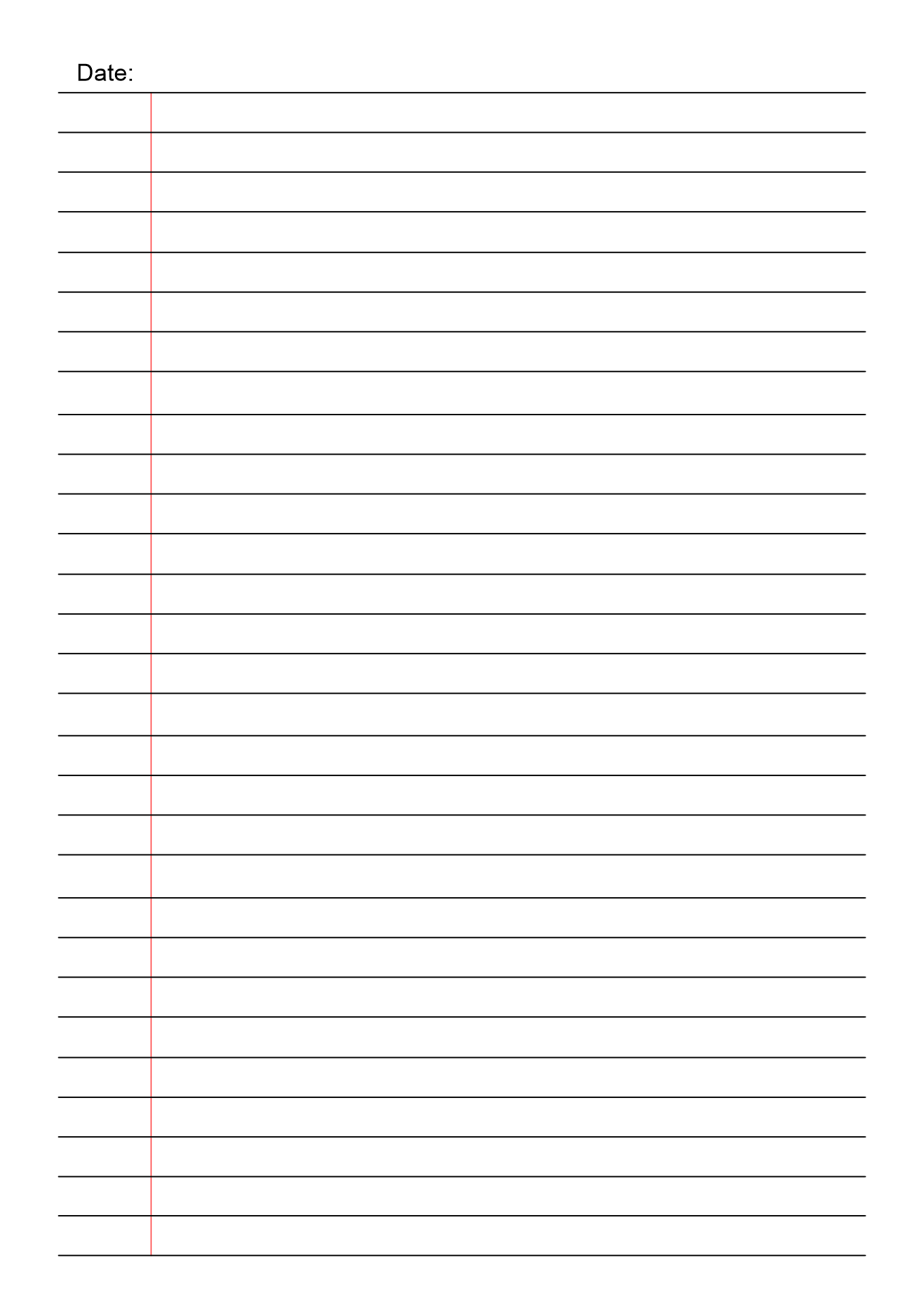 Printable Journal Page