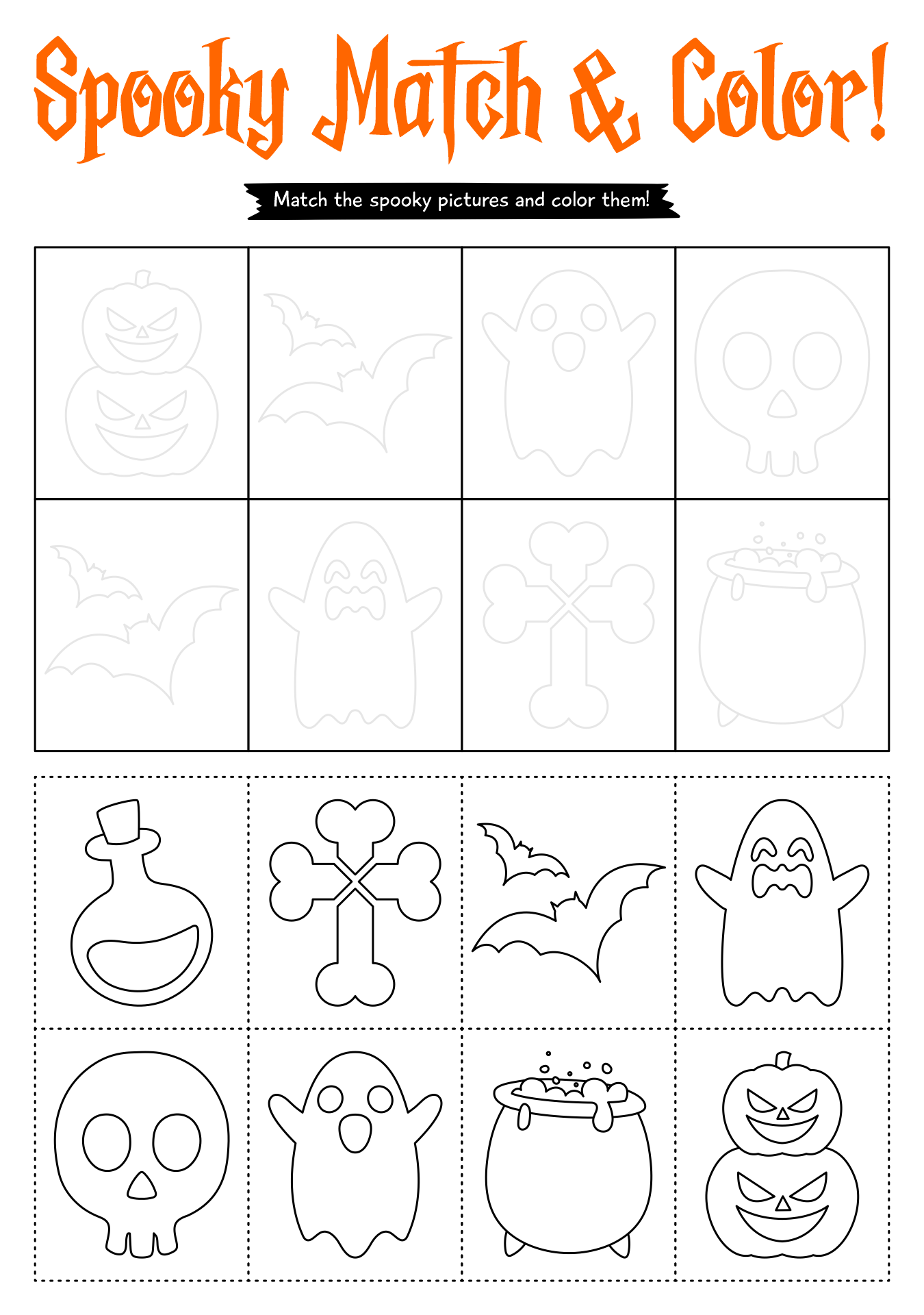 10 Best Halloween Pre K Printables Printablee