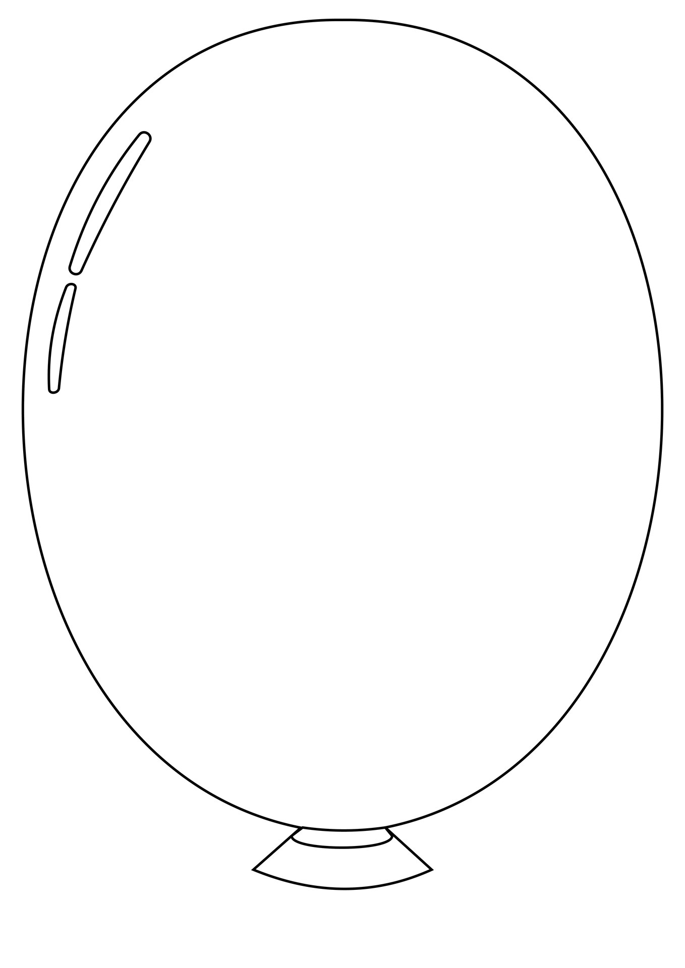Balloon Printable Template Printable World Holiday