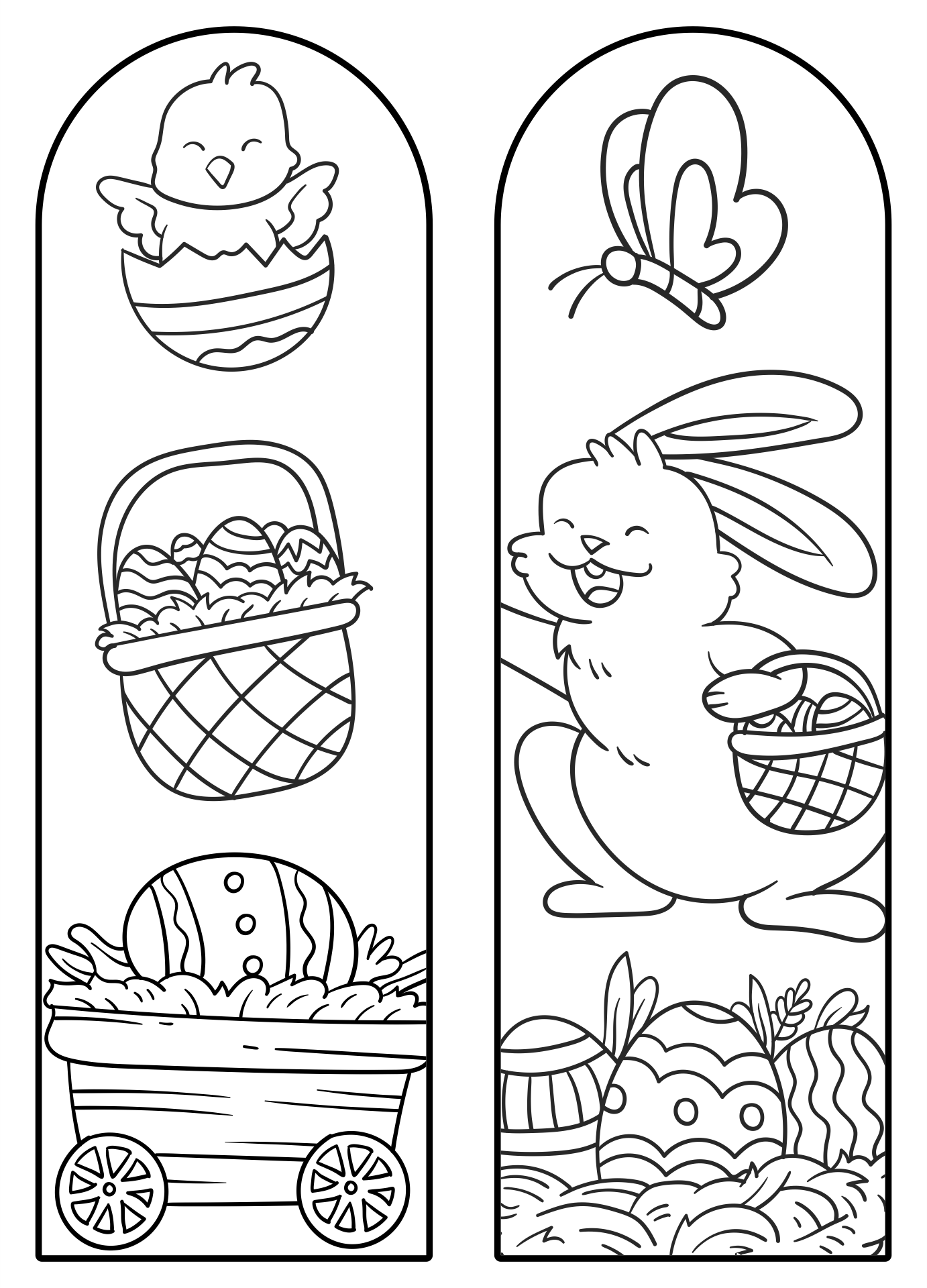 8 Best Printable Bookmarks To Color Easter PDF For Free At Printablee