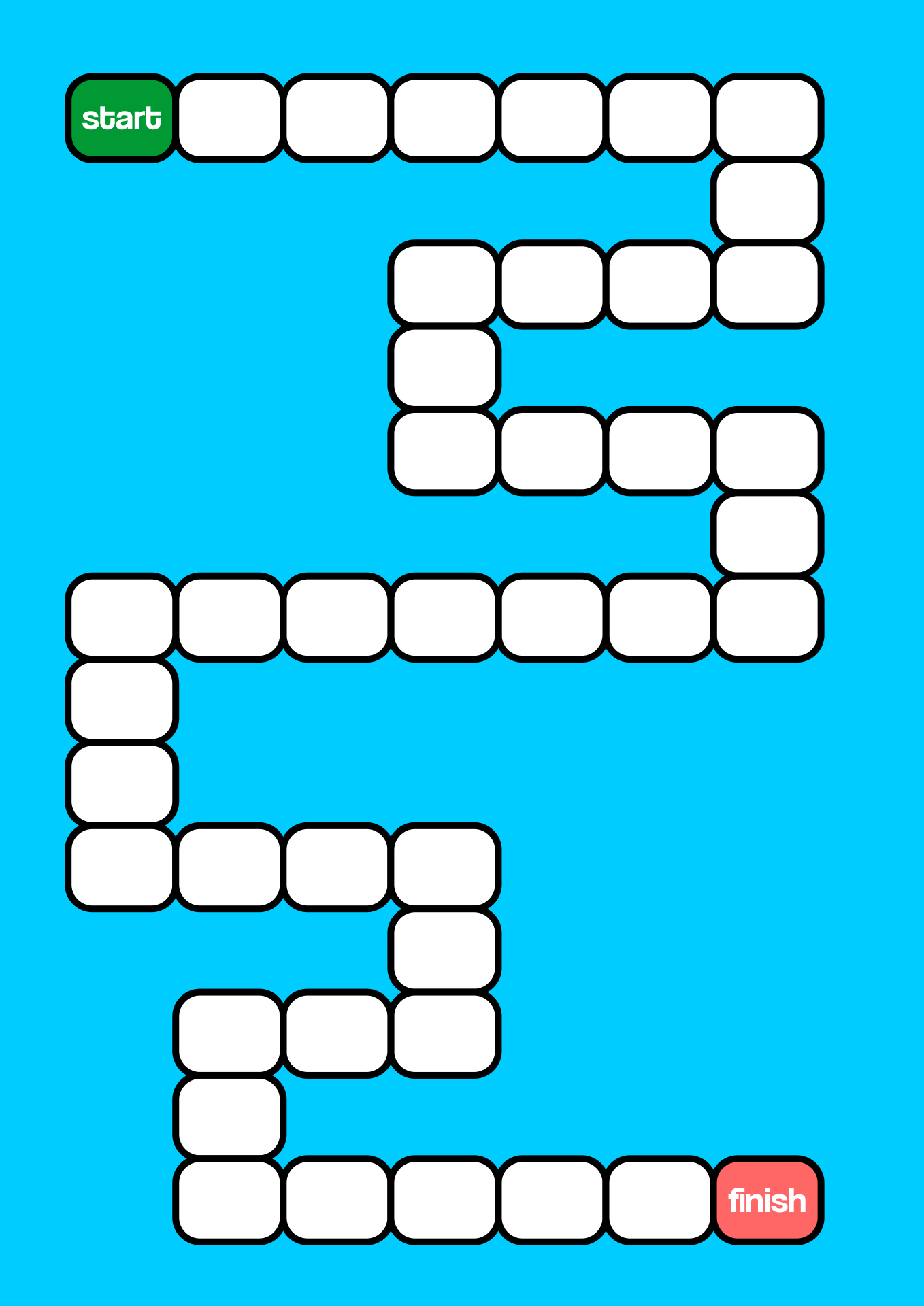 Printable Board Game Template Free Printable Templates